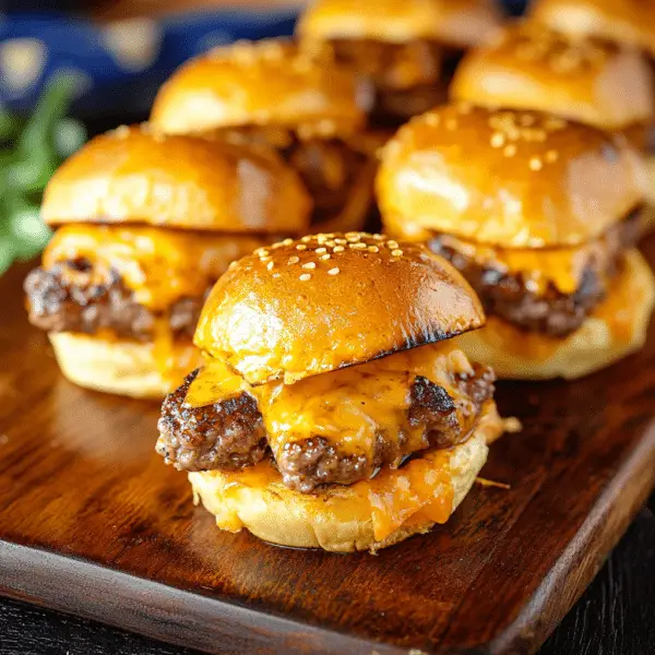 Beef & Cheddar Sliders