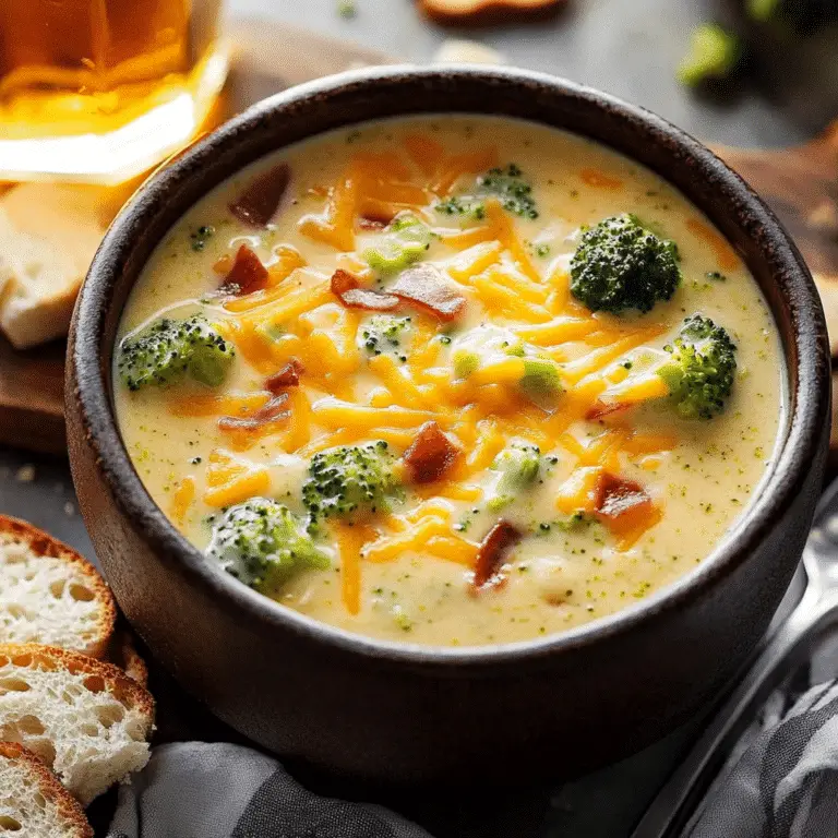 Broccoli Beer Cheese Soup