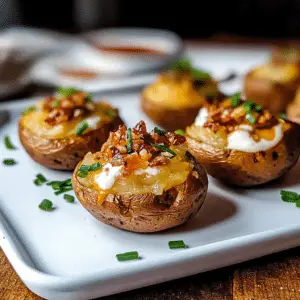 Mini Loaded Baked Potatoes