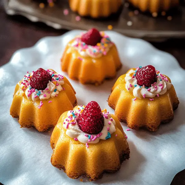 Mini Vanilla Pound Cakes