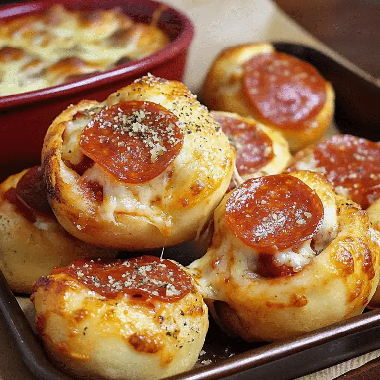 Pepperoni Pizza Bombs