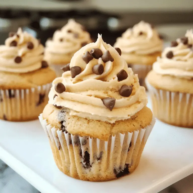 Cookie Dough Cupcakes