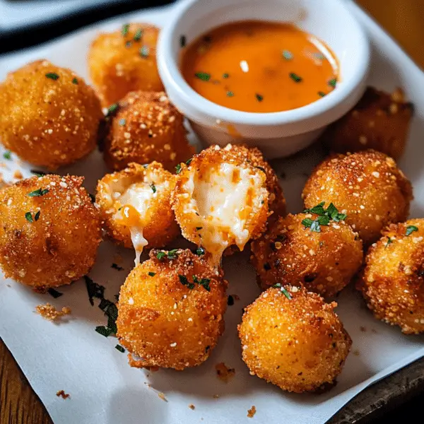 Fried Buffalo Cheese Balls