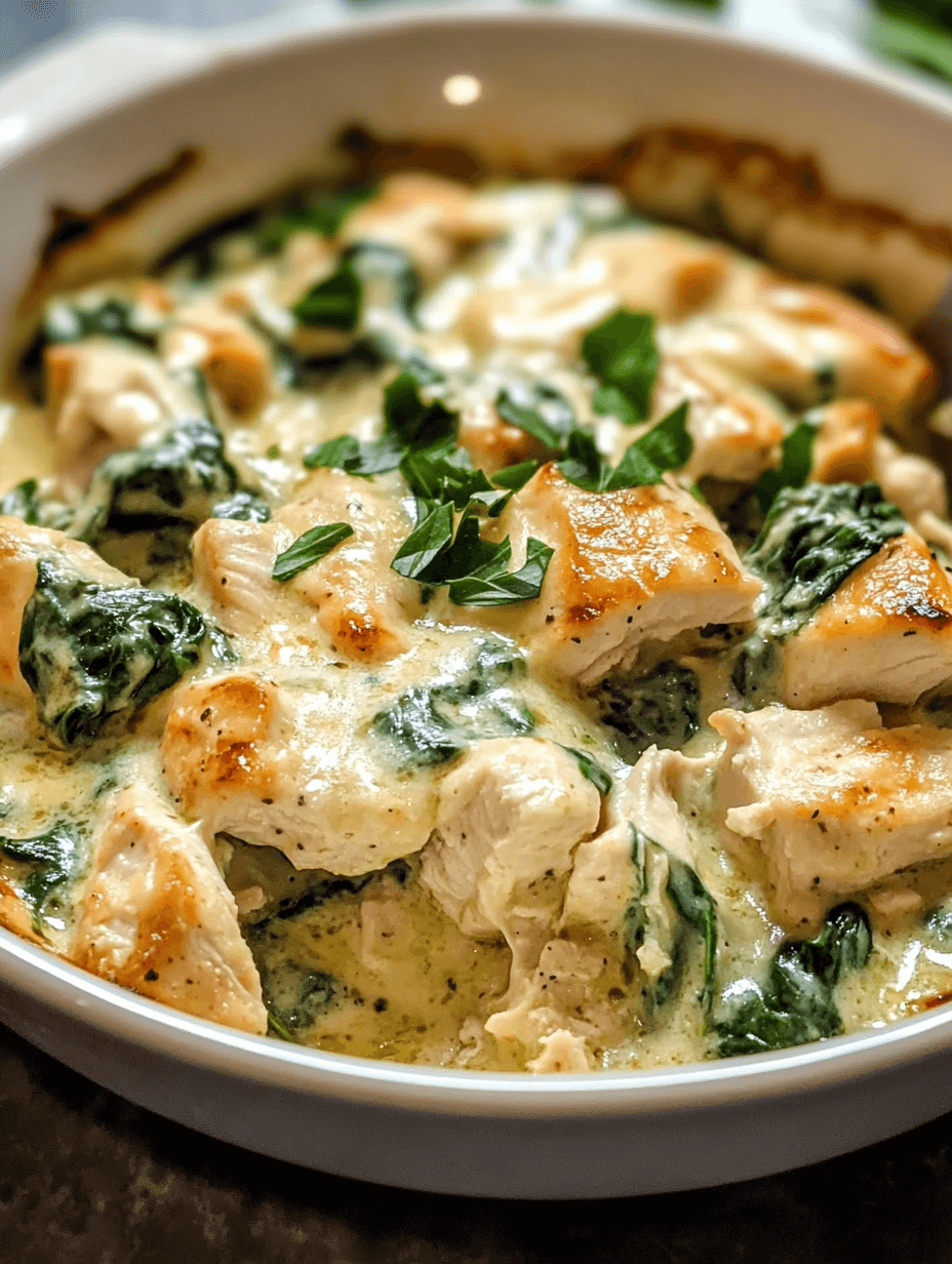 Extraordinary Chicken And Spinach Casserole Photos